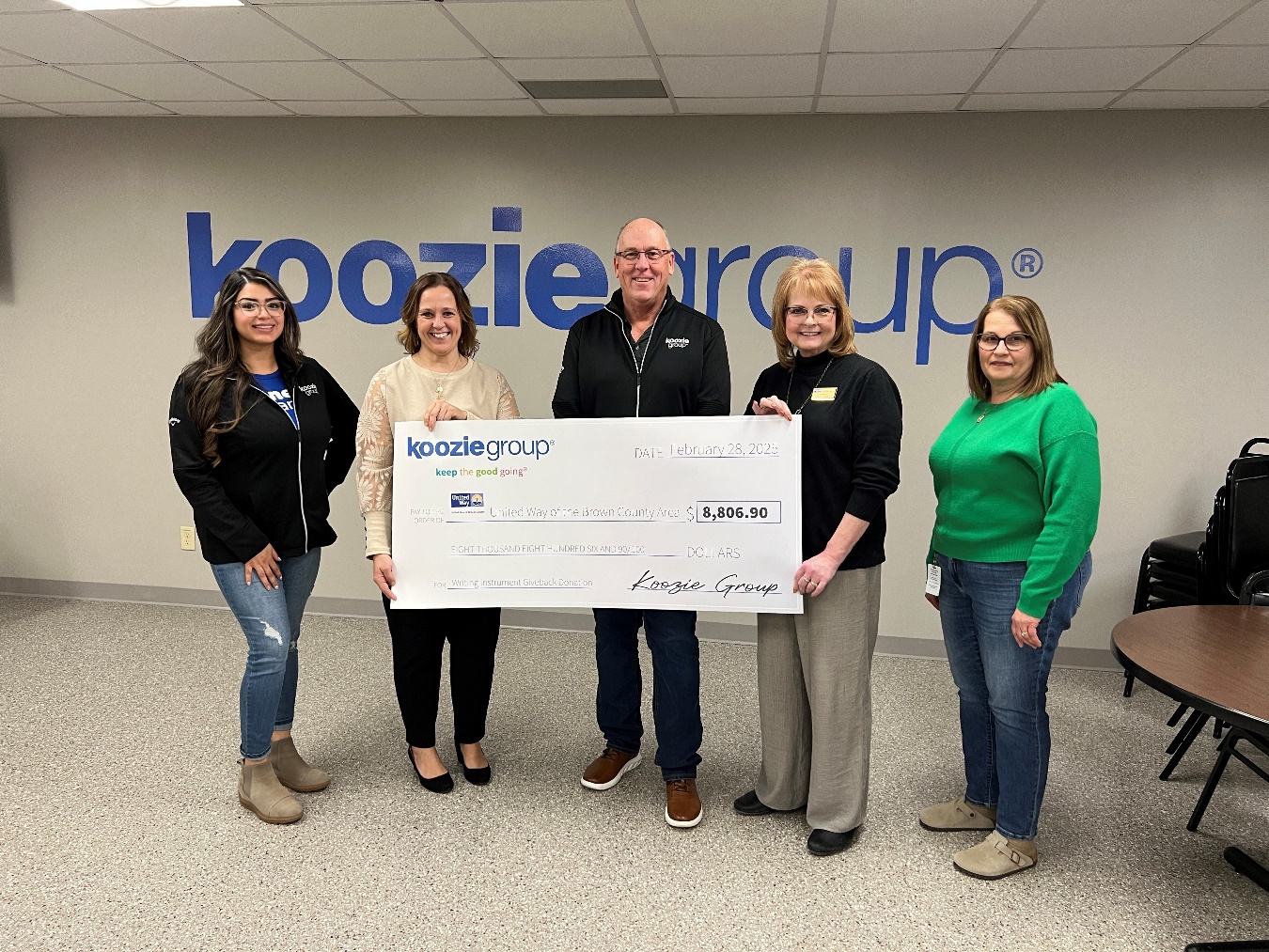 United Way received over $8,800 from Koozie Group | News, Sports, Jobs ...